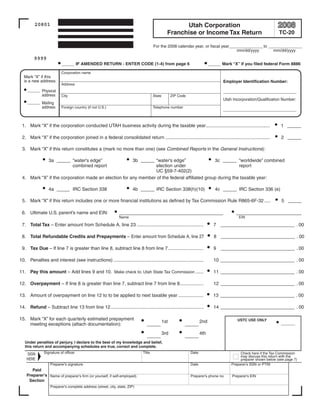tax.utah.gov forms current tc tc-20 | PDF