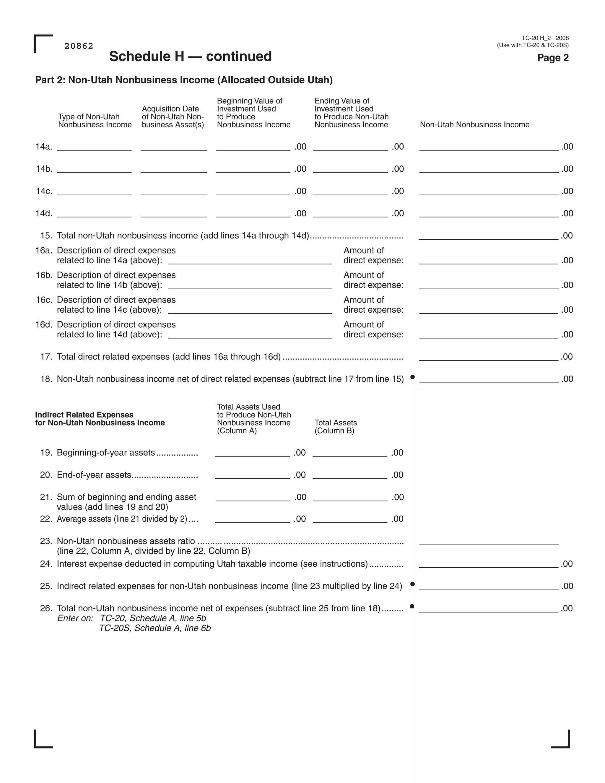 tax.utah.gov forms current tc tc-20s | PDF