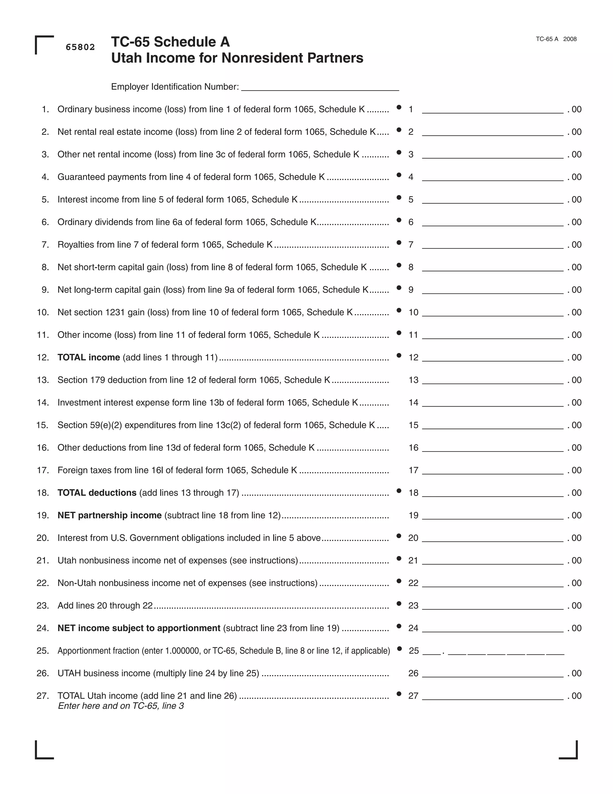 tax.utah.gov forms current tc tc-65 | PDF