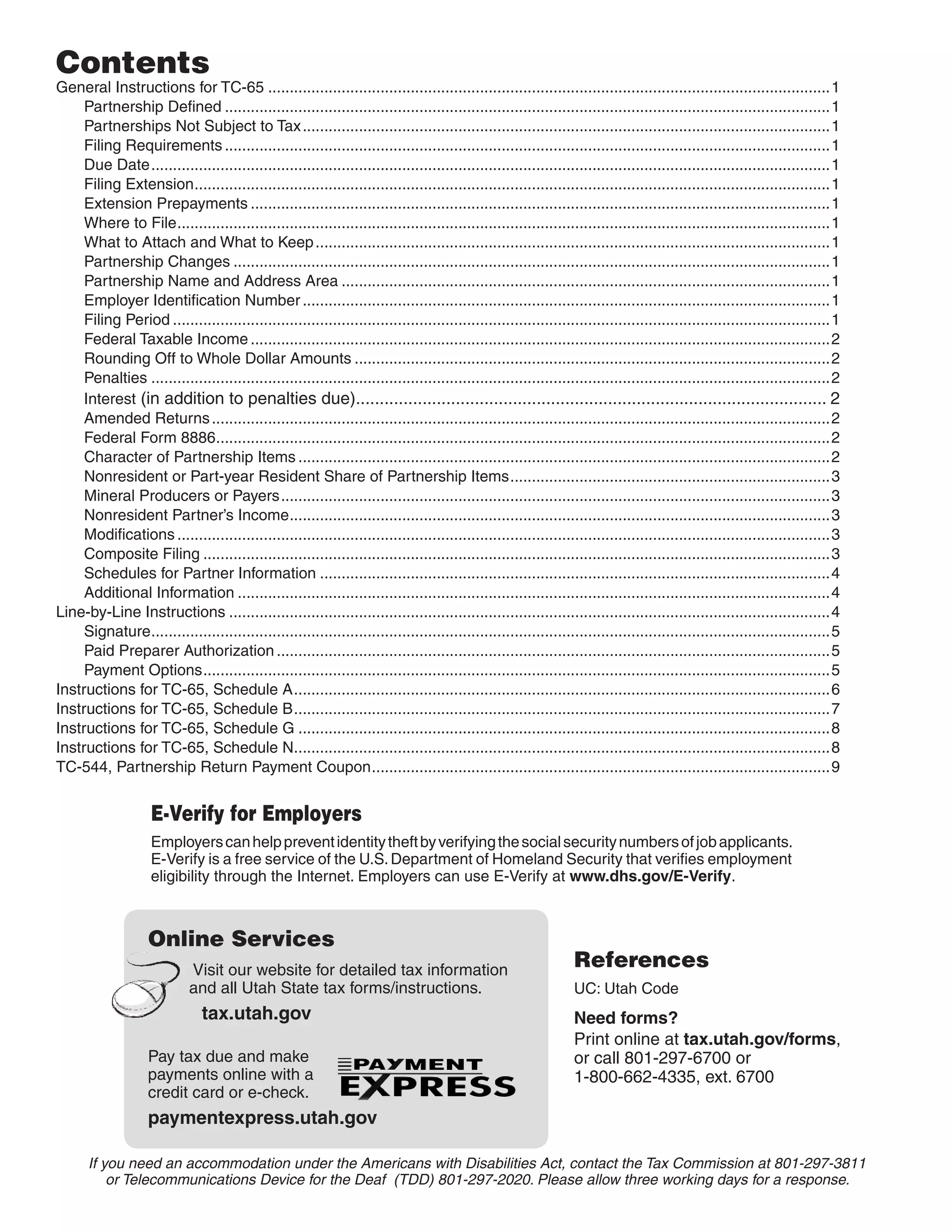tax.utah.gov forms current tc tc-65 | PDF