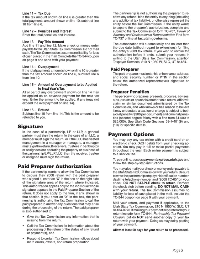 tax.utah.gov forms current tc tc-65 | PDF