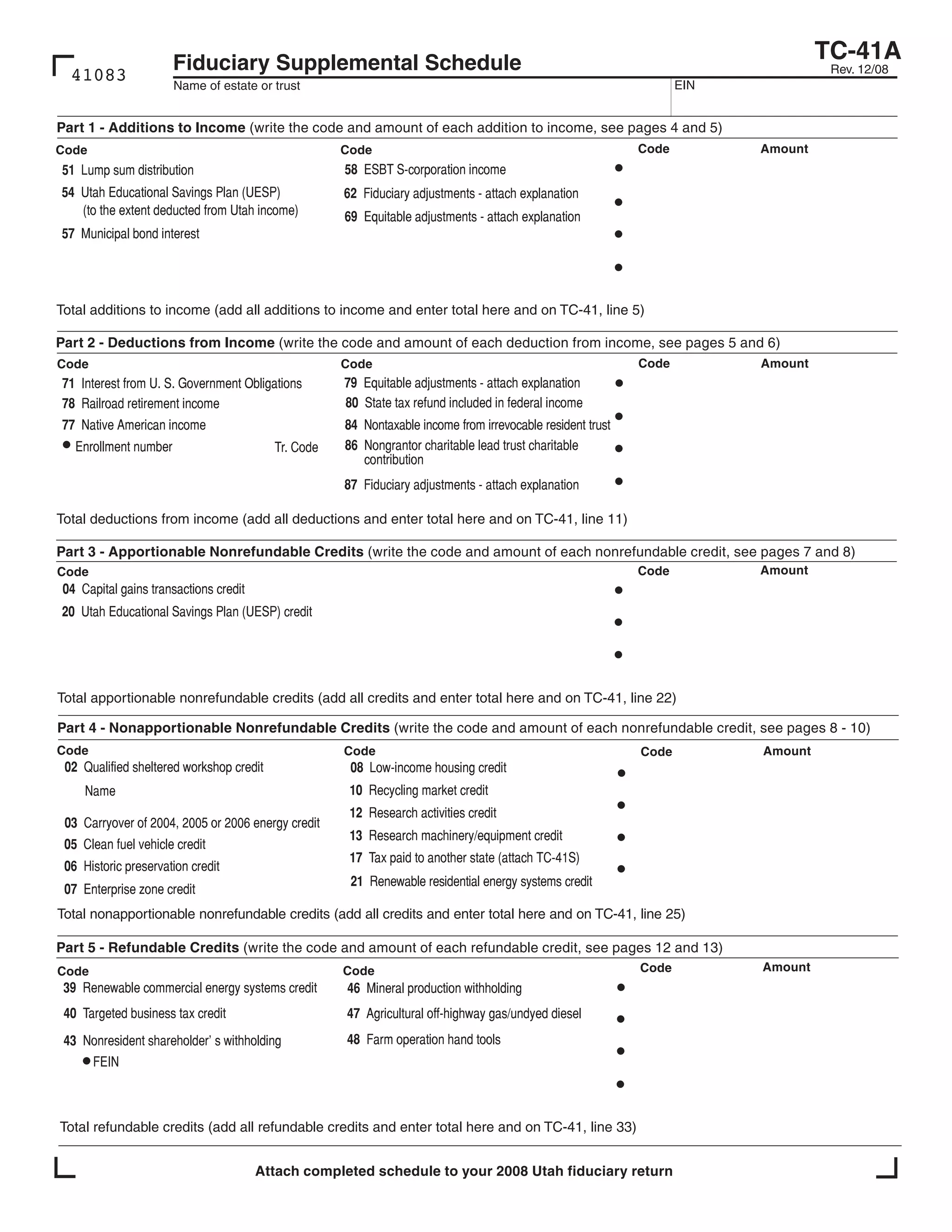 tax.utah.gov forms current tc tc-41a | PDF