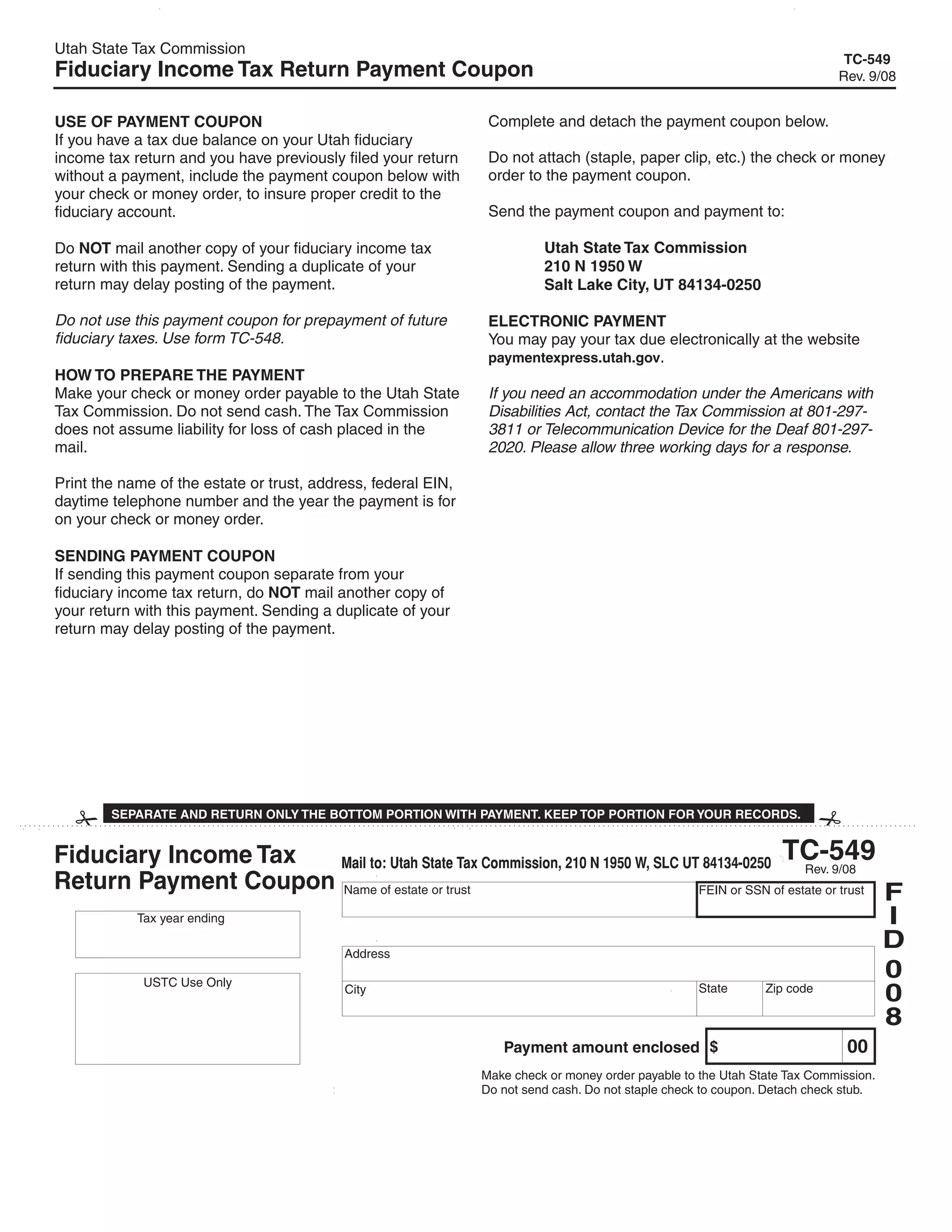 tax.utah.gov forms current tc tc-549 | PDF