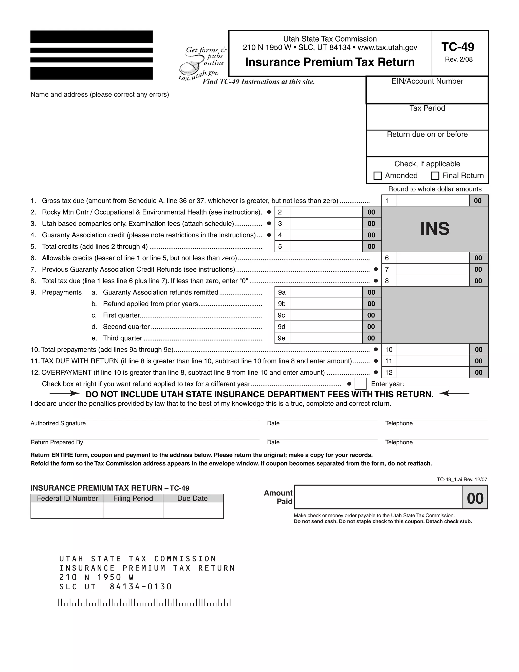 tax.utah.gov forms current tc tc-49 | PDF