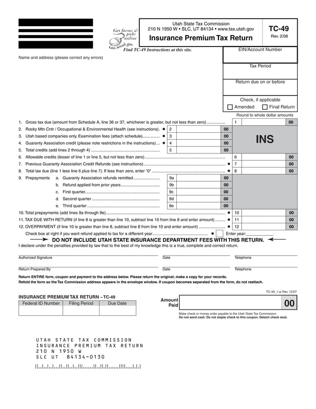 tax.utah.gov forms current tc tc-49 | PDF