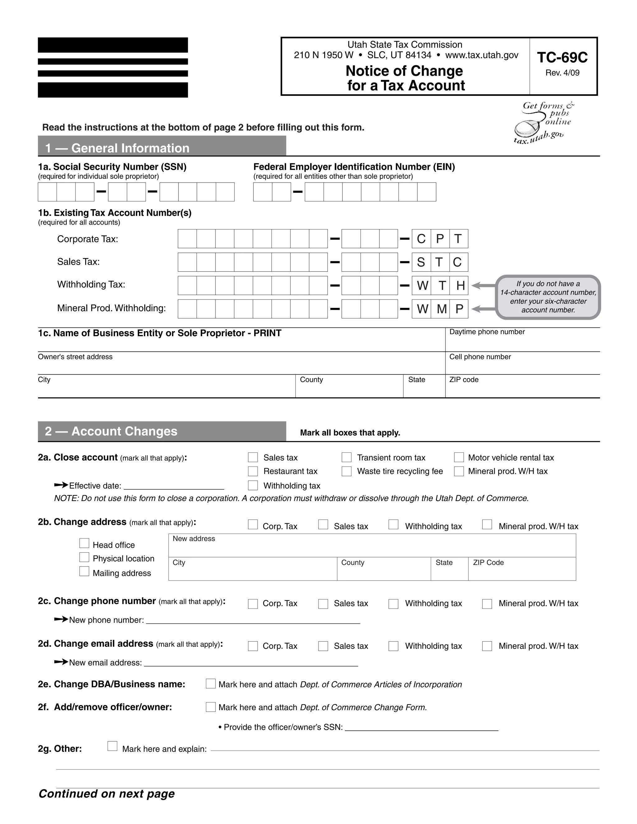 tax.utah.gov forms current tc tc-69c | PDF