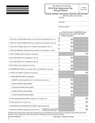 tax.utah.gov forms current tc tc-684 | PDF