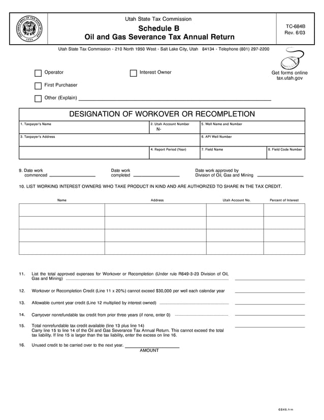 tax.utah.gov forms current tc tc-684b | PDF