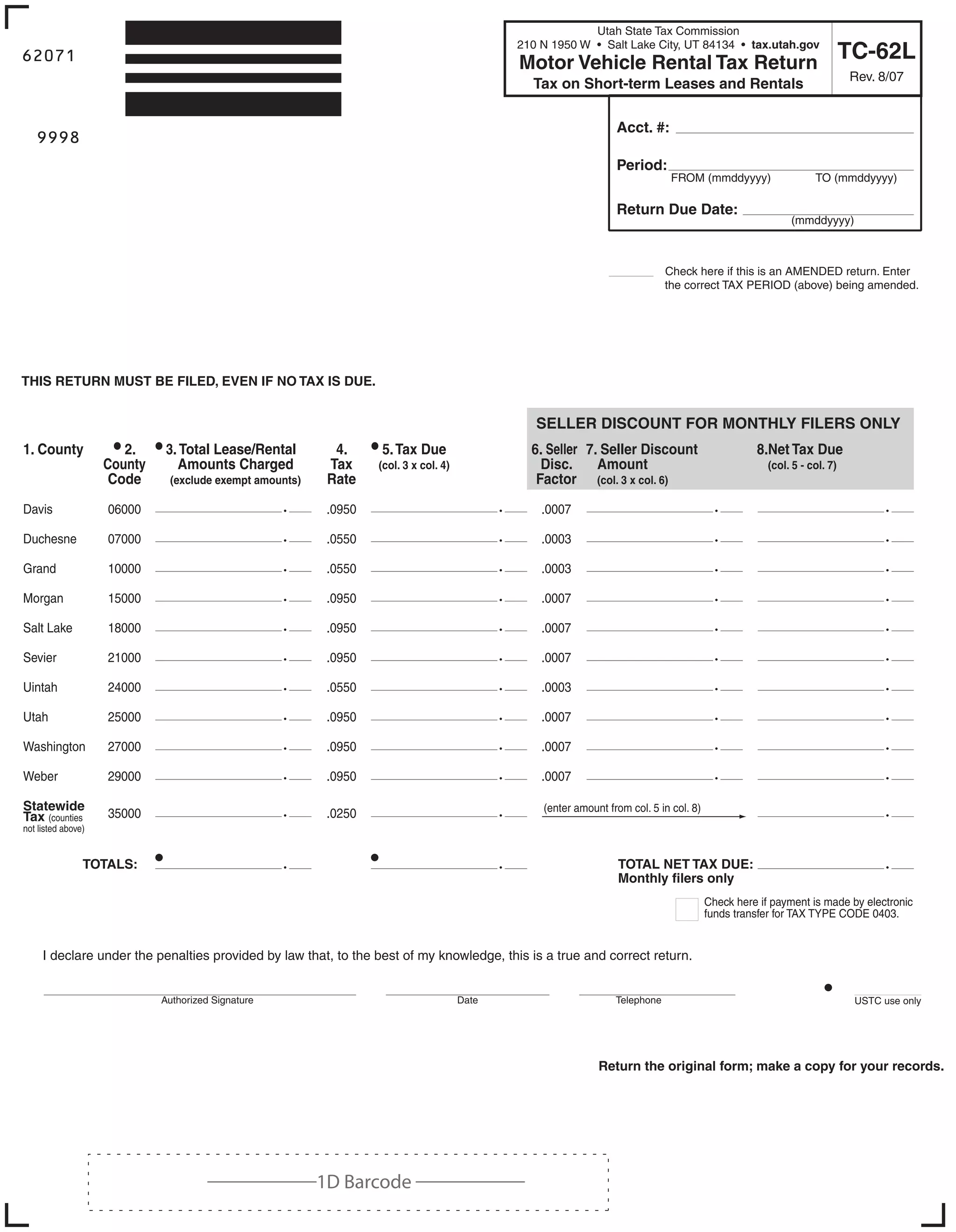 tax.utah.gov forms current tc tc-62l | PDF | Business Accounting & Finance | Business