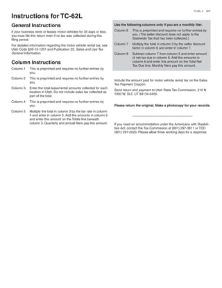 tax.utah.gov forms current tc tc-62l | PDF