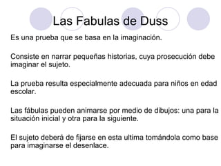Fabulas de Duss | PPTX