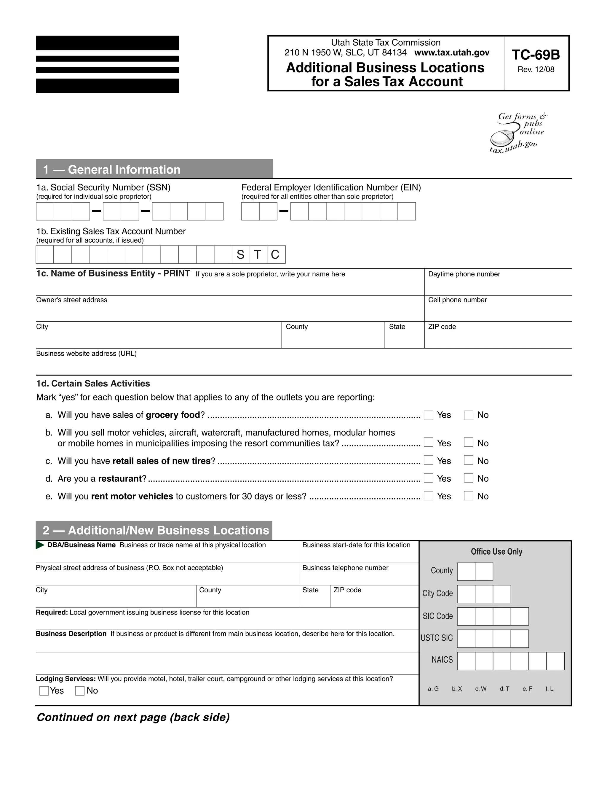 tax.utah.gov forms current tc tc-69b-print | PDF