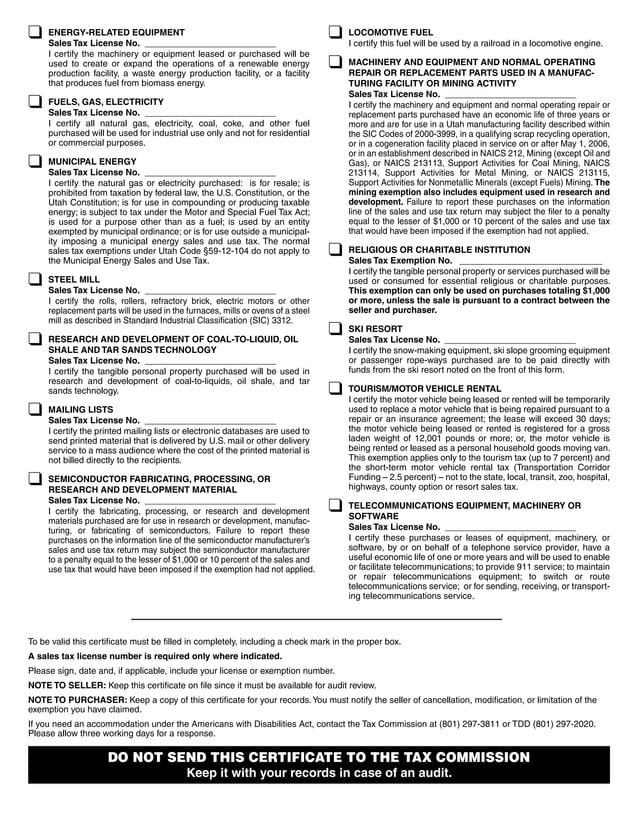 tax.utah.gov forms current tc tc-721 | PDF