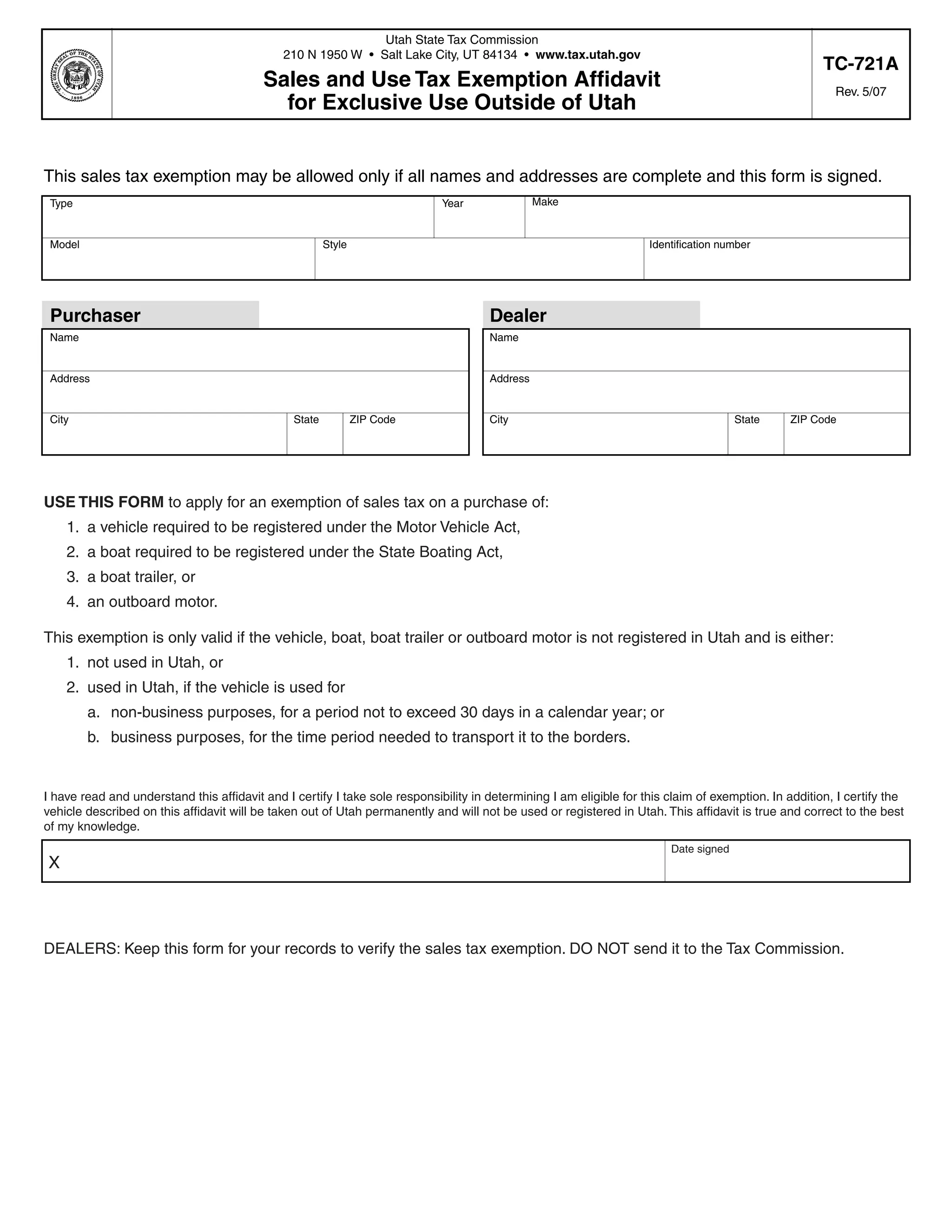 tax.utah.gov forms current tc tc-721a | PDF
