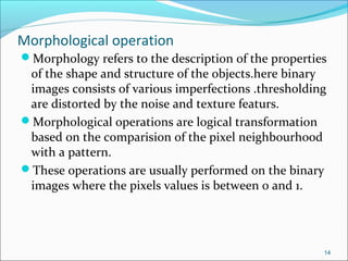 brain tumor detection by thresholding approach | PPT | Free Download
