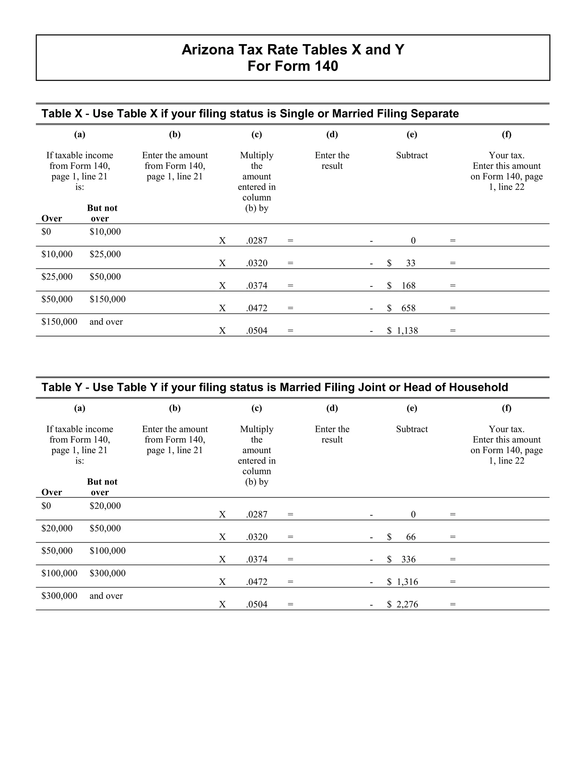 azdor.gov Forms xy | PDF