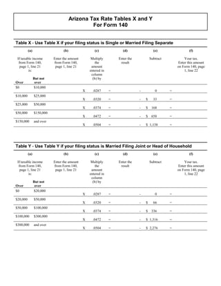 azdor.gov Forms xy | PDF