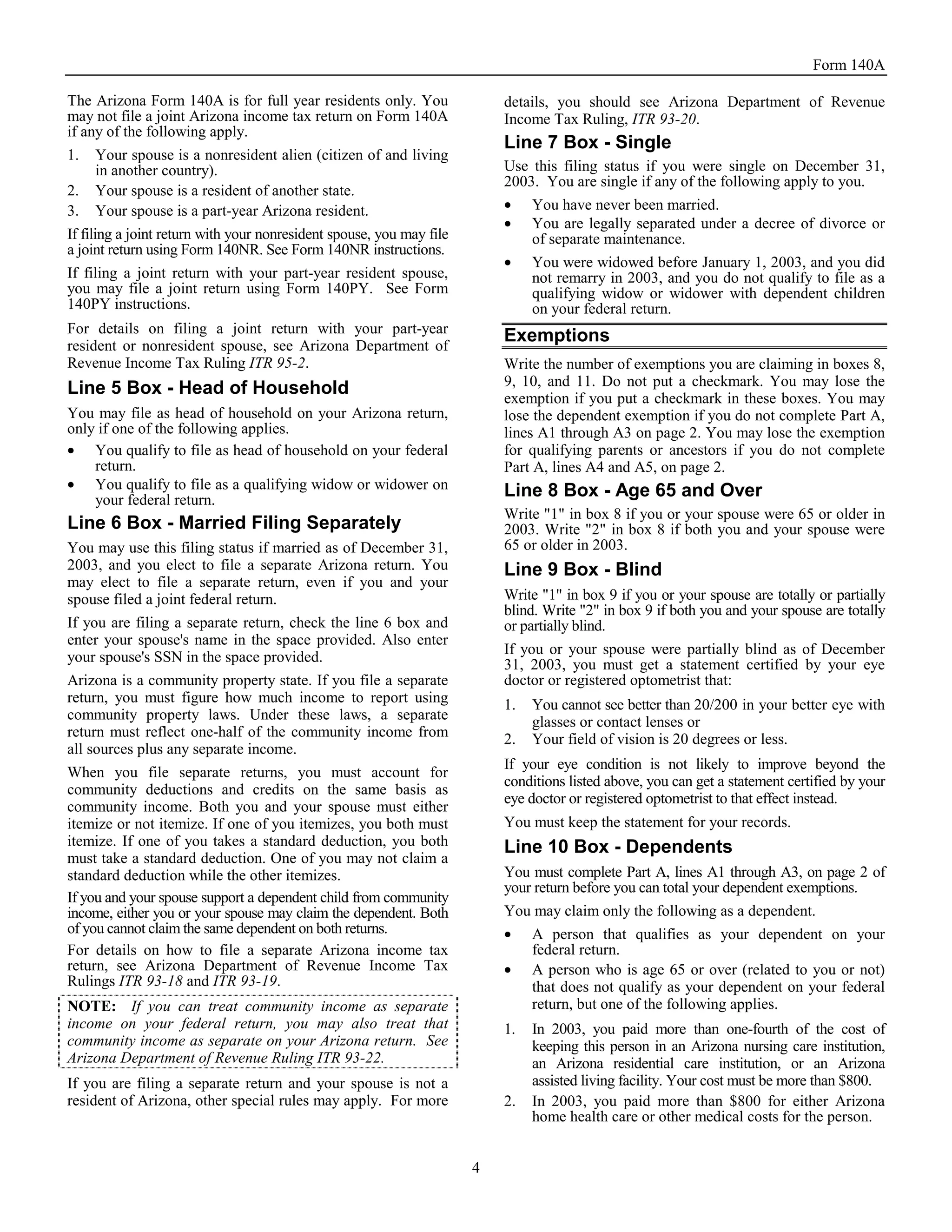 azdor.gov Forms 140Ai | PDF