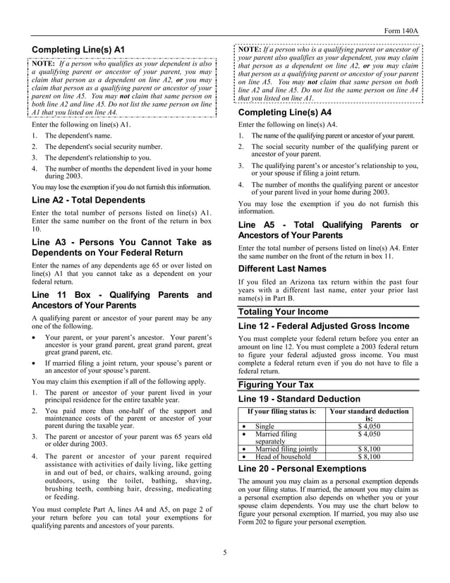azdor.gov Forms 140Ai | PDF | Personal Taxes | Personal Finance