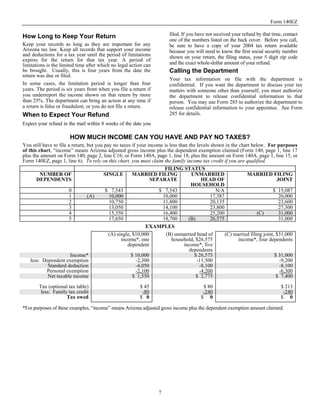 azdor.gov Forms instr%20140EZ | PDF