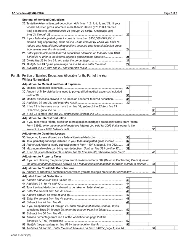 azdor.gov Forms 140-SchedAPYN_f | PDF
