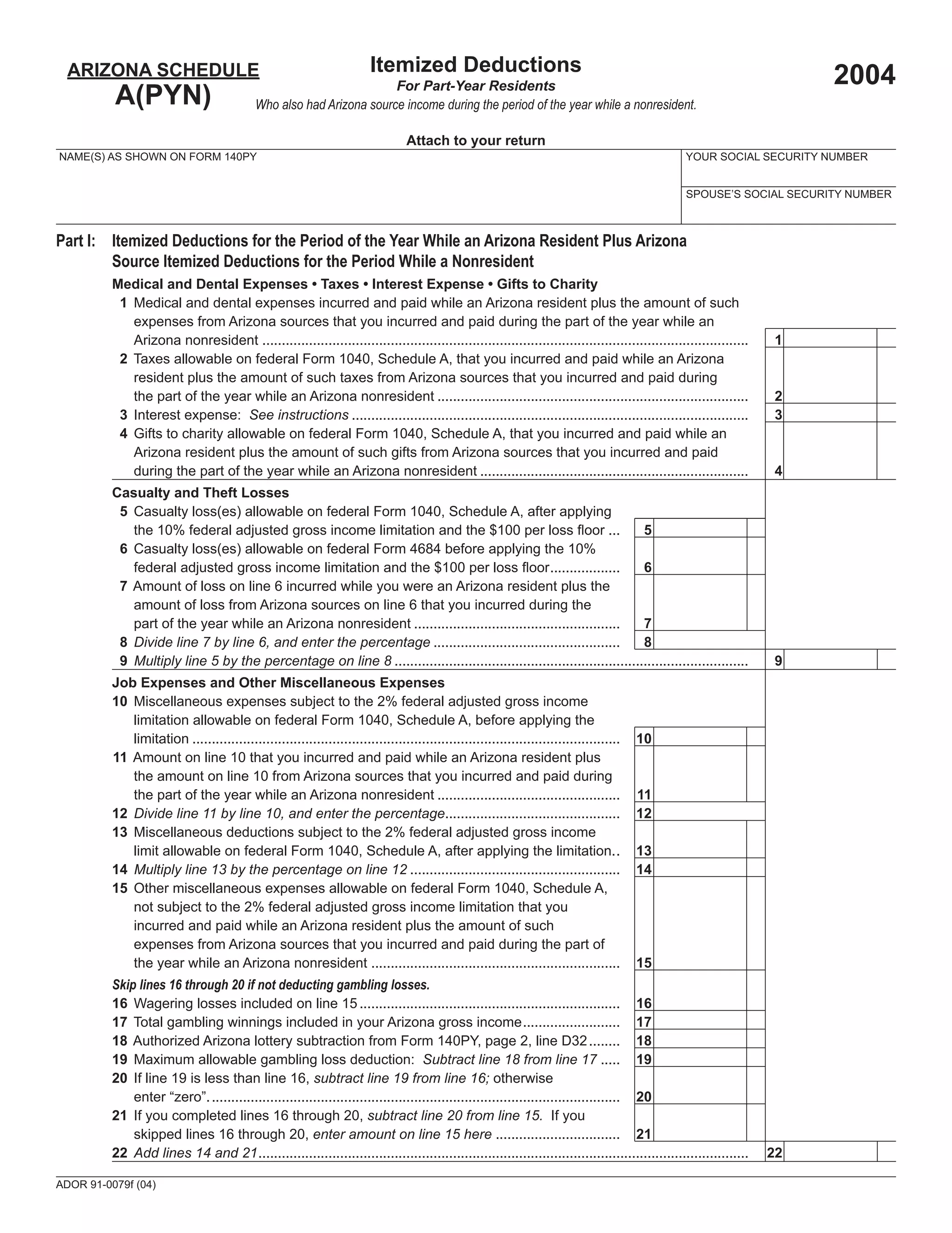 azdor.gov Forms 140_SchedAPYNfillable | PDF