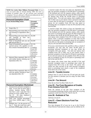 azdor.gov Forms 140nri | PDF