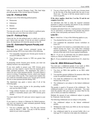 azdor.gov Forms 140nri | PDF