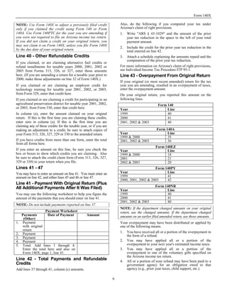 azdor.gov Forms 140Xi | PDF