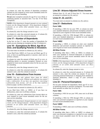 azdor.gov Forms 140xi | PDF