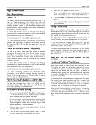 azdor.gov Forms 140xi | PDF