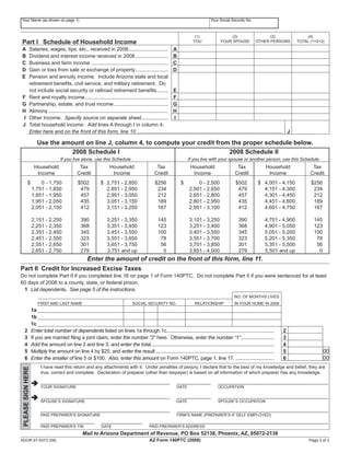 azdor.gov Forms 140PTC | PDF