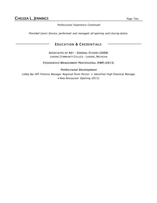 Chelsea Resume | DOCX