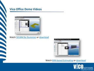 Vico Office - 5D BIM | PPTX