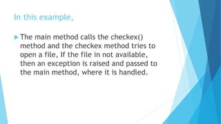 130410107010 exception handling | PPT