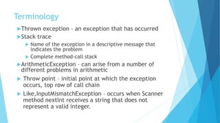 130410107010 exception handling | PPT