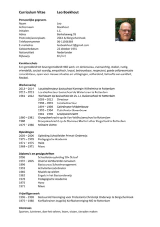 130415 cv leo boekhout | PDF