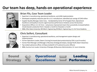 Achieving Operational Excellence - A better approach for a complex ...