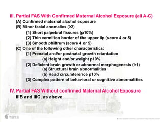 Fetal Alcohol Spectrum Disorder/ 정고운 | PPTX