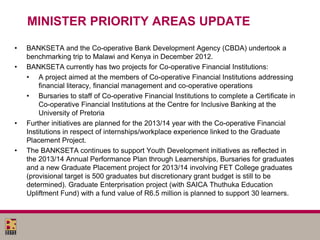 130430bankseta business strategic plan and annual performanceppt | PPT