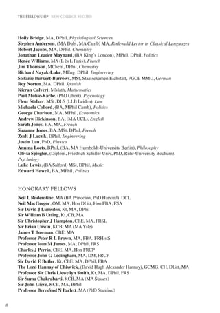 2019 New College Record | PDF