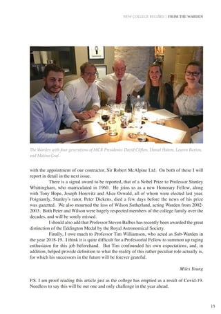 2019 New College Record | PDF