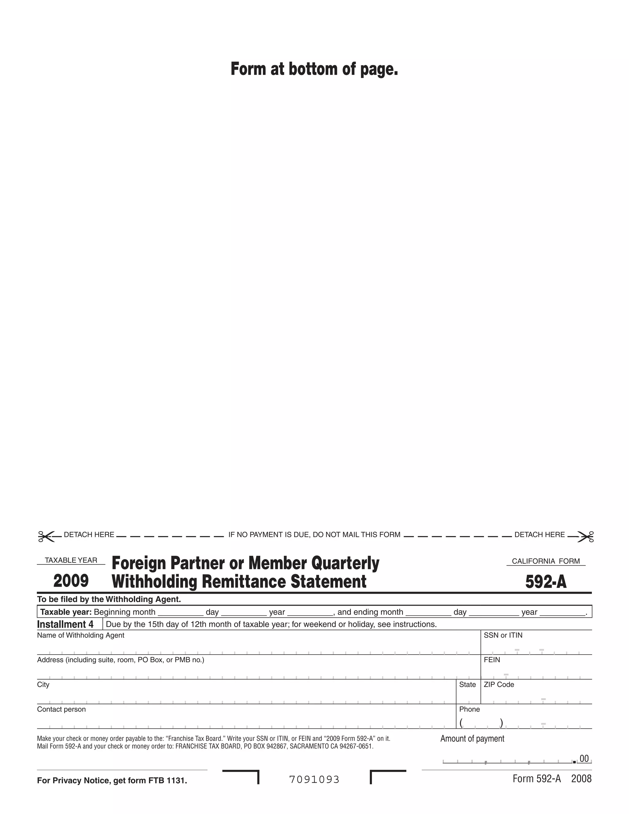 ftb.ca.gov forms 09_592a | PDF