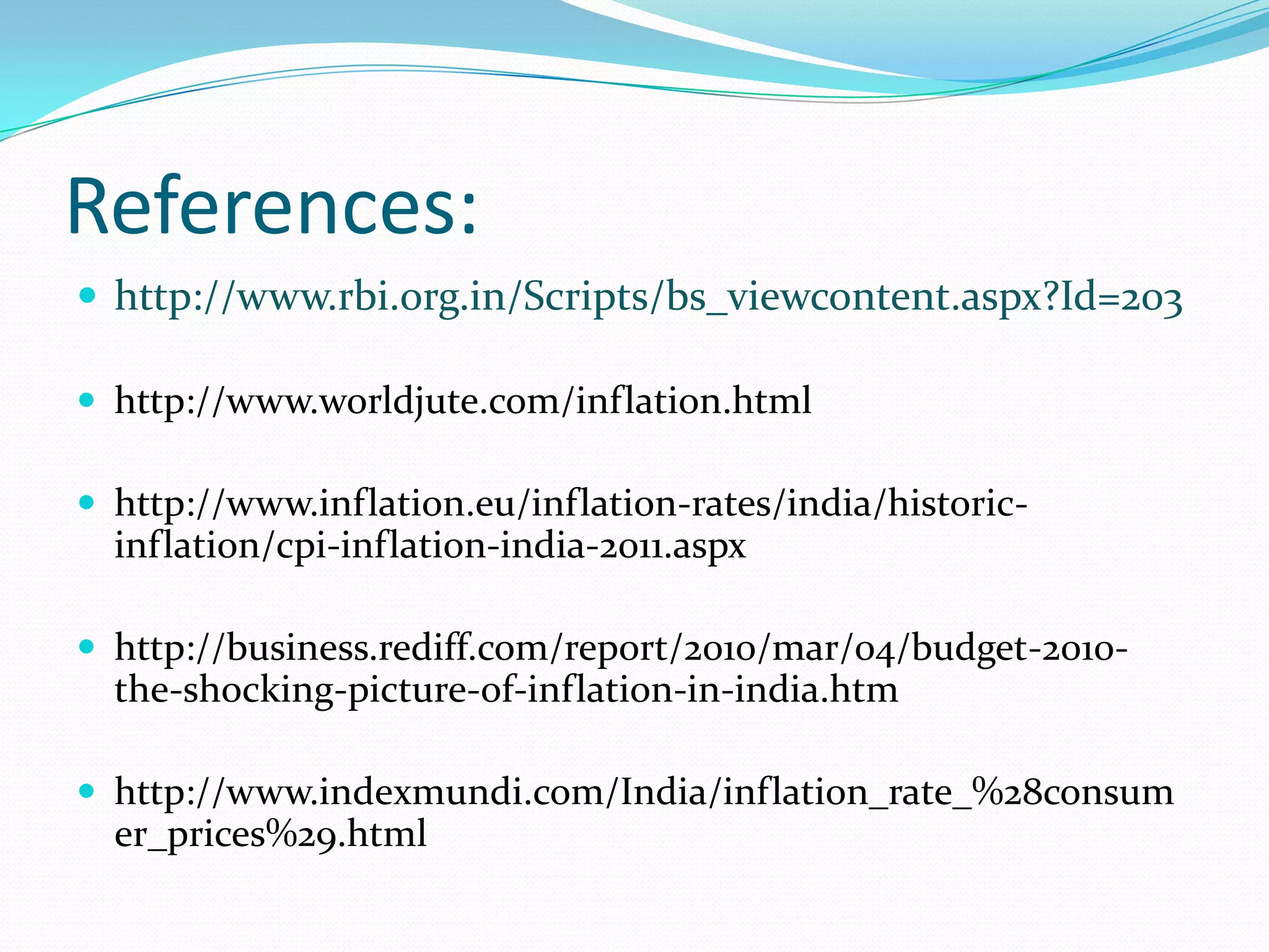 inflation and its current relevance | PPT