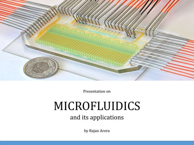 An Overview of Microfluidics | PPTX | Chemistry | Science