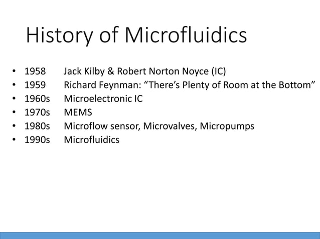 An Overview of Microfluidics | PPTX | Chemistry | Science