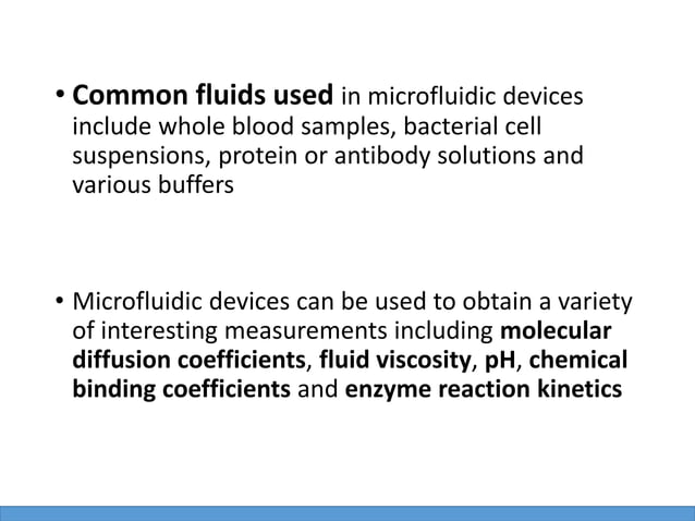 An Overview of Microfluidics | PPTX | Chemistry | Science