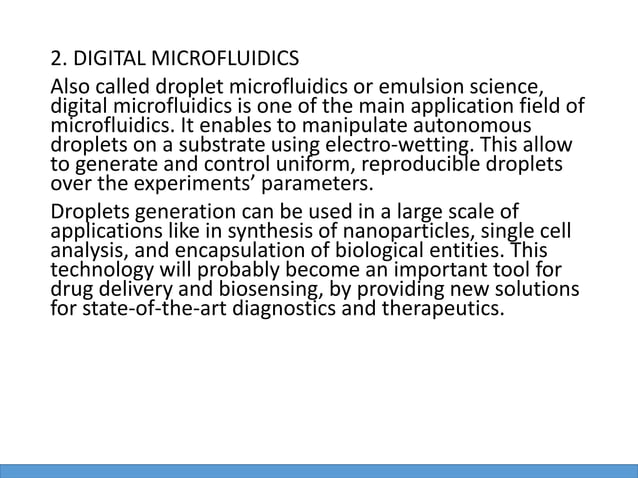 An Overview of Microfluidics | PPTX | Chemistry | Science