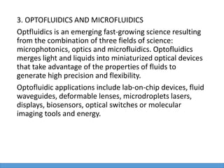 An Overview of Microfluidics | PPTX