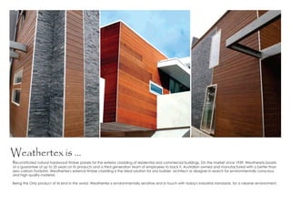 Weathertex_Brochure | PDF
